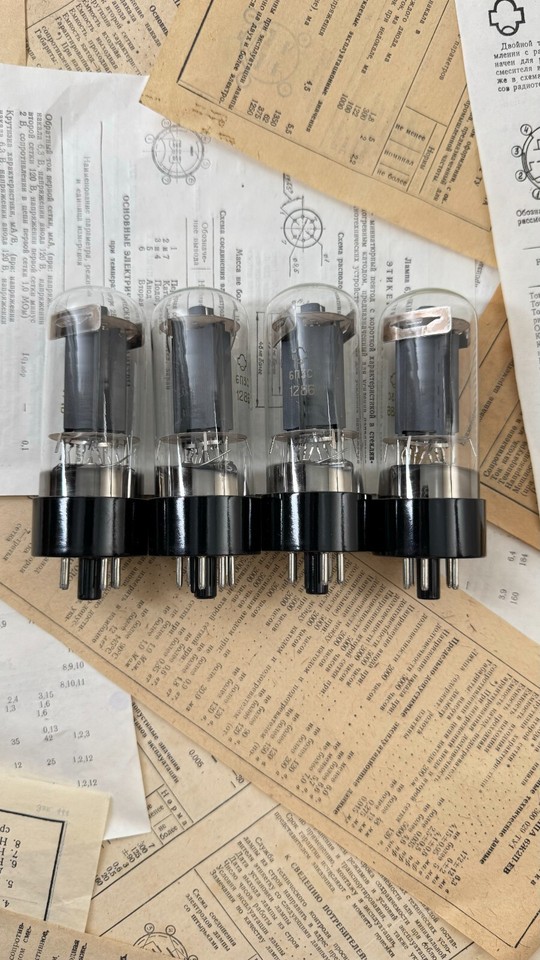 Matched quad 6P3S / 6L6GT / 6L6 TUBES NOS 4 | eBay