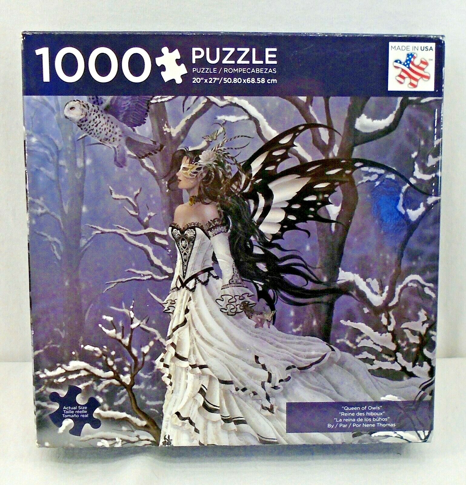 New Andrews Blaine Queen of Owls Snowy Fantasy Nene Thomas Puzzle 1000 ...