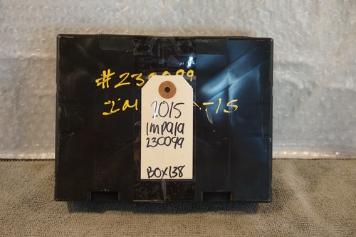 15 16 17 18 19 20 CHEVY IMPALA Chassis Brain Box Body Control Module ...