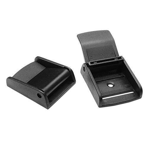5pcs 1-1/2" (39.5mm) Webbing Cam Buckles Plastic Black Toggle Clip 1-1/ ...