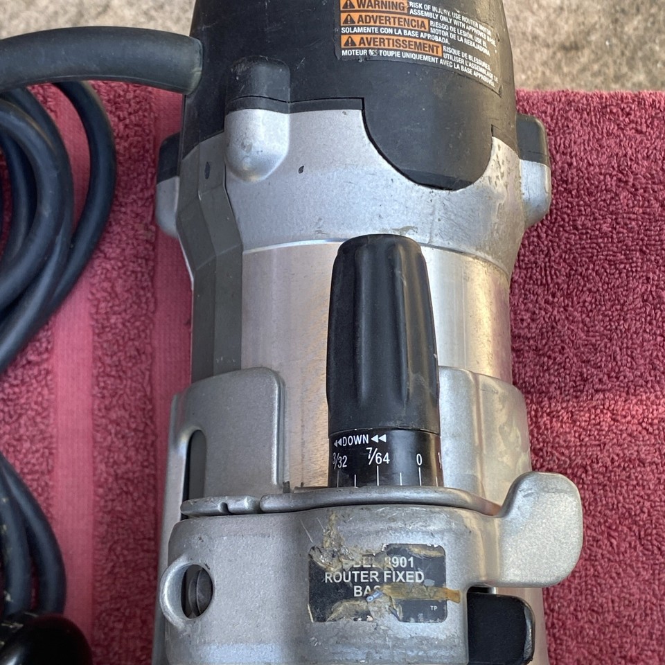 Porter Cable 890 Heavy Duty Router 8902 Motor 120V w/ Plunge Base 8931 ...