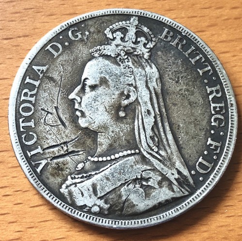 Antique Queen Victoria Silver Crown Coin 1890 | eBay