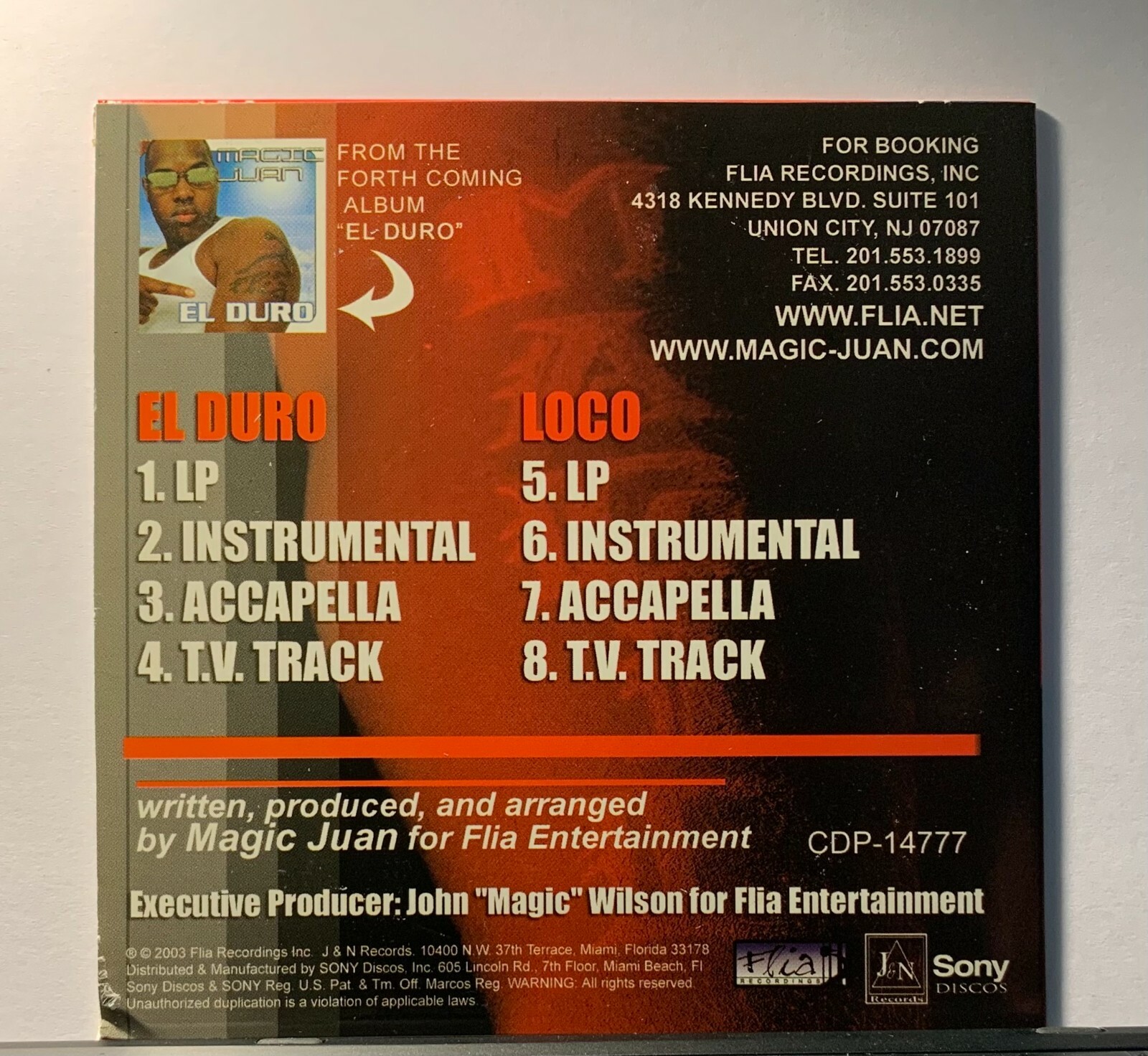 Magic Juan - El Duro / Loco (CD, Maxi-Single, Promo) 2003 | eBay