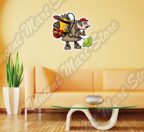 Pest Control Exterminator Bug Cockroach Wall Sticker Interior Decor 25 ...