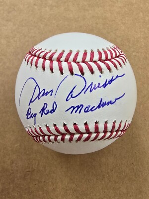Dan Driessen signed ROMLB baseball Cincinnati Reds "Big Red Machine" | eBay