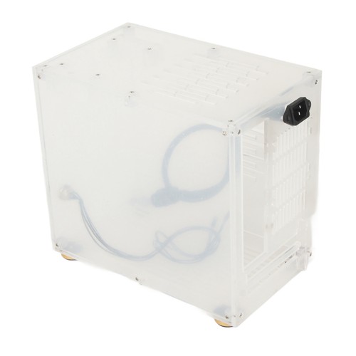 Clear Acrylic Mini ITX Case 360 ° Open Hollow Cooling DIY Mini ITX ...