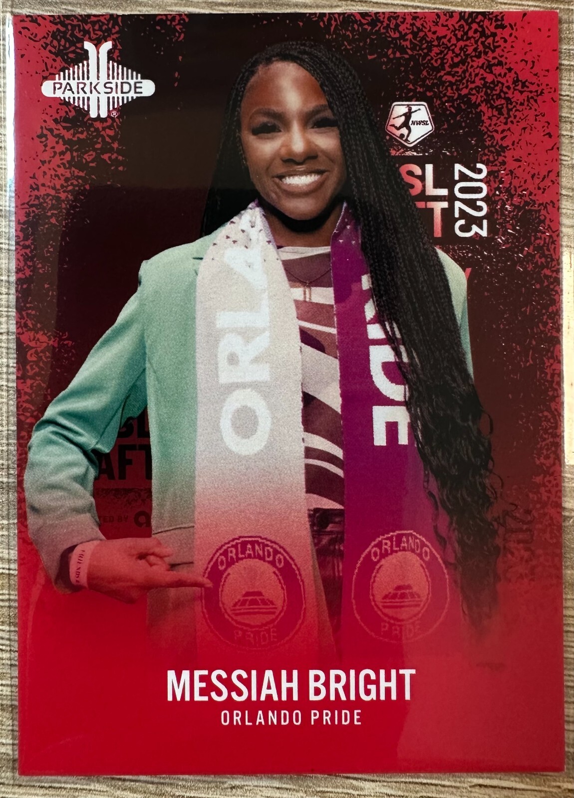 MESSIAH BRIGHT 2023 PARKSIDE NWSL VOLUME 1 2023 DRAFT NIGHT SP PARALLEL ...
