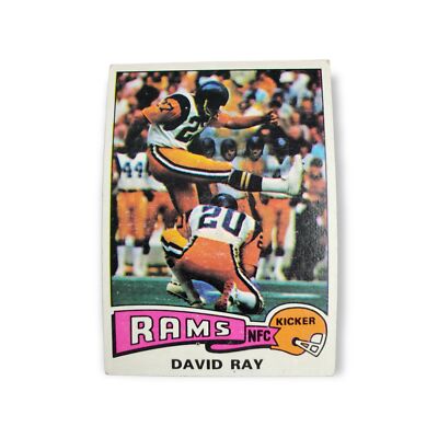 1975 Topps Football David Ray Card #34 Los Angeles Rams Trading Card | eBay