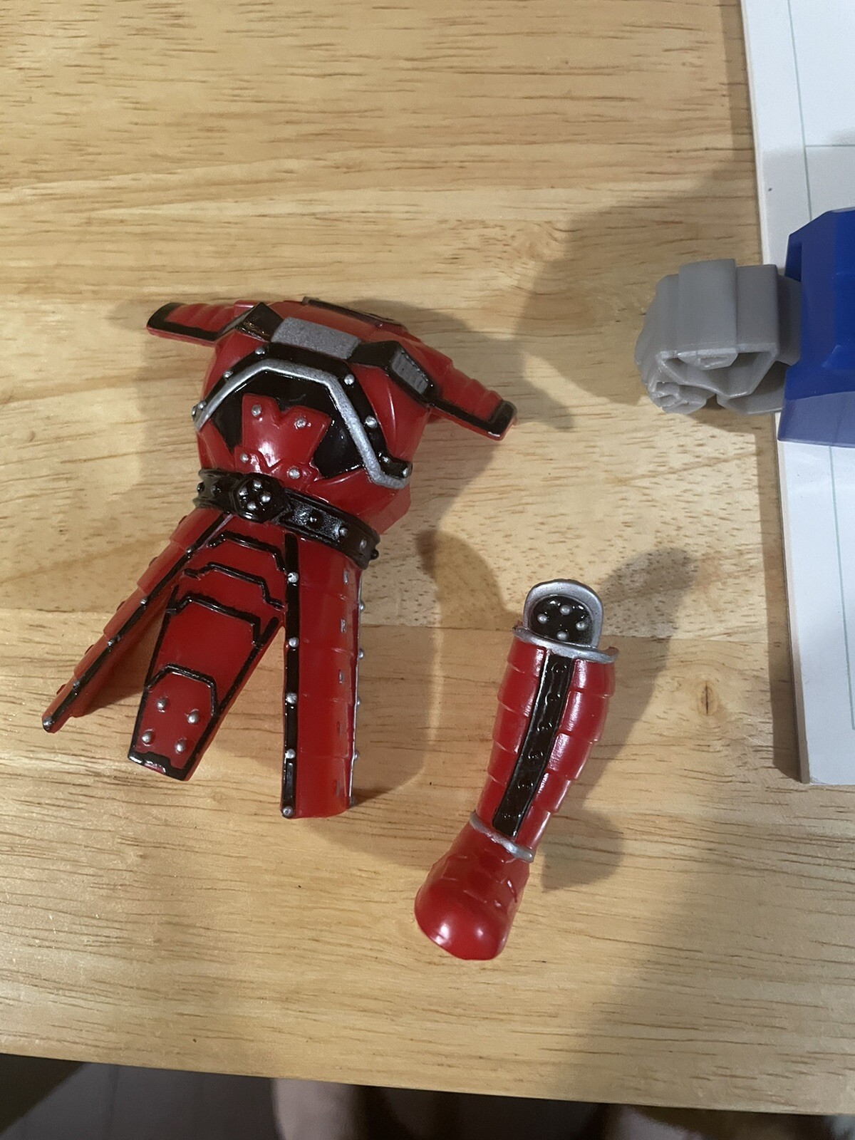 Sunco Ciber Ninja Red Ninja 5.5" Figure Armor Part Lot | eBay