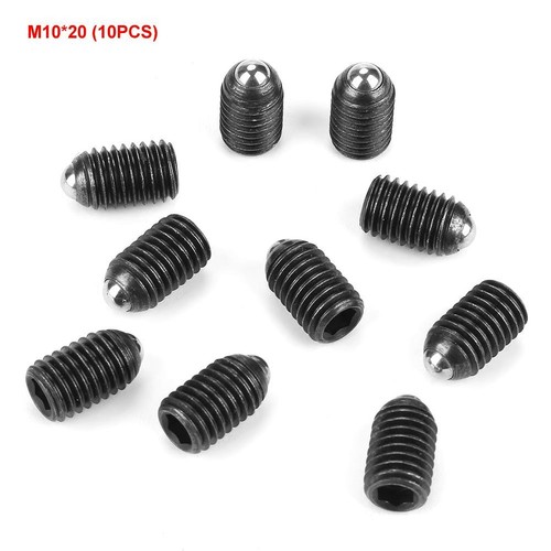 M10 Carbon Steel Hex Socket Ball Spring Plunger Set 10pcs 20mm | eBay