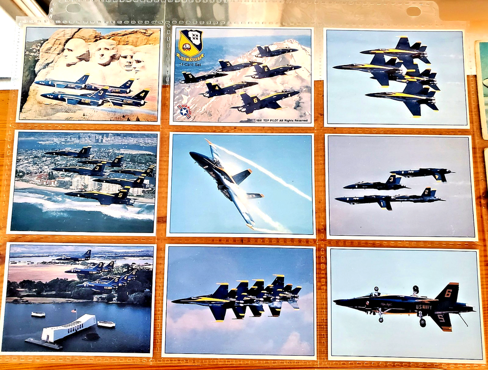 81 USAF FIGHTER JET TRADING CARDS + HELOS CARDS + 1 SHEET 8 BO DEREK ...