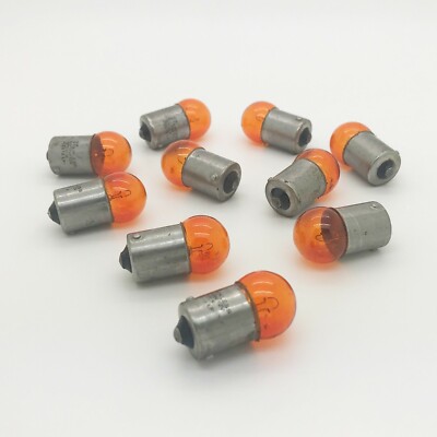589 RY10W Amber 12v 10w BAU15S 245FY Bayonet Motorcycle Motorbike Car ...