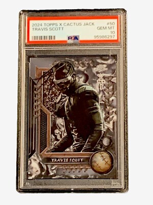 Travis Scott 2024 Topps Chrome Cosmic x Cactus Jack FFNY Rookie Card RC ...