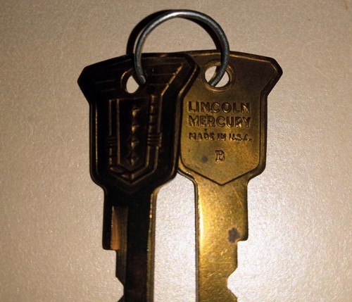 Rare Original Lincoln Mercury Keys ignition door Ford AMC exterior car ...
