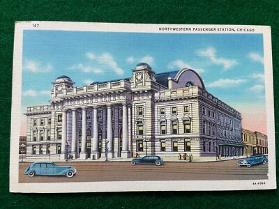 Northwestern Passenger Station, Chicago Vintage Postcard | eBay