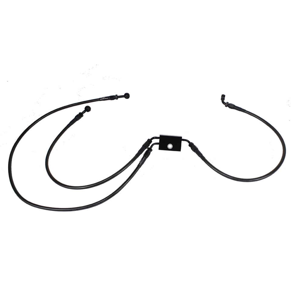 27" 20.0" Upper Lower Brake Lines Kit for Harley 20-23 Low Rider S/ ST ...