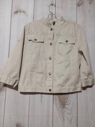 Caribbean Joe Jacket Ladies Large Denim Ivory | eBay