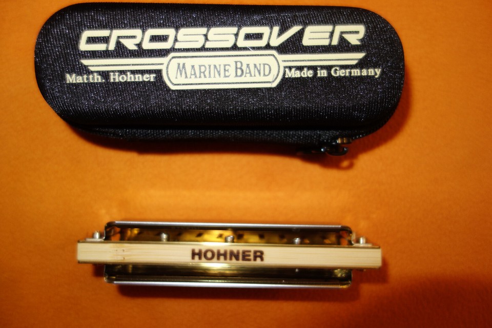 New HOHNER CROSSOVER SET 7 HARMONICAS A Bb C D E F G w/CASE Blues ...