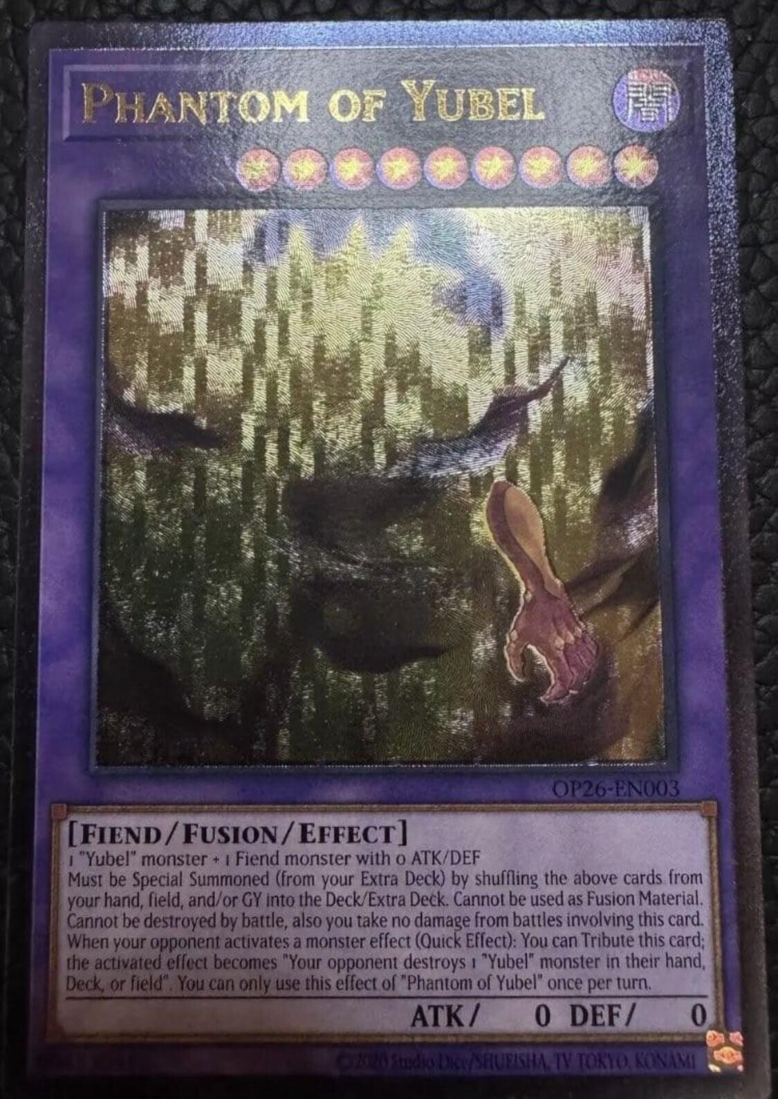 Phantom of Yubel - Ultimate Rare - OTS Tournament Pack 26 | eBay