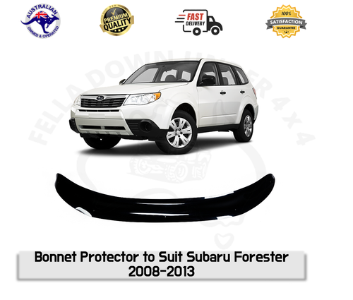 Bonnet Protector Hood Guard Bug Deflector To Suit SUBARU FORESTER 2008 ...