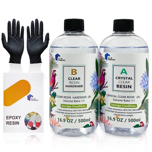 34 oz Epoxy Resin UV Crafts Art DIY Ultra Clear River Table Jewellery 1 ...