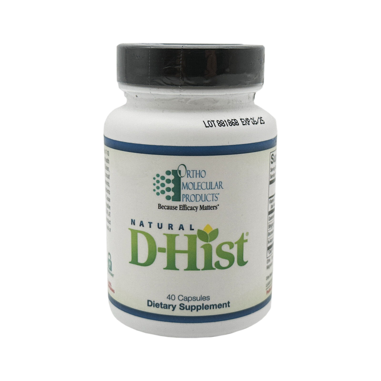 Ortho Molecular Products Natural D-Hist 40 Capsules Exp 05/2025 | eBay