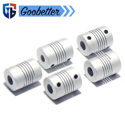 Flexible Shaft Coupling Coupler Stepper Motor CNC 3D Printer Aluminum ...