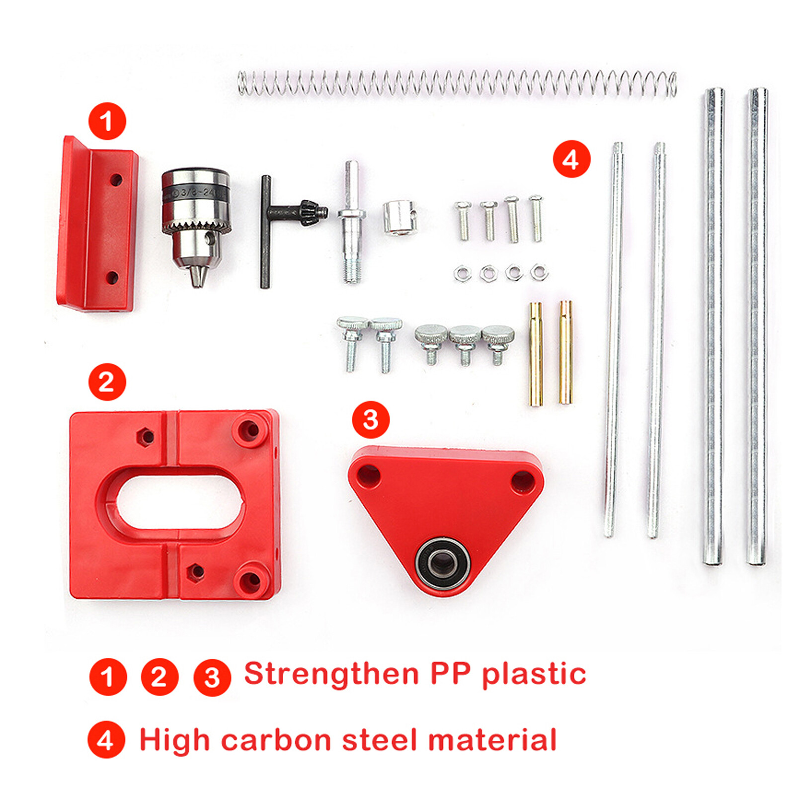 Portable Woodworking Hole Locator Drill Guide Jig for Vertical Hole ...