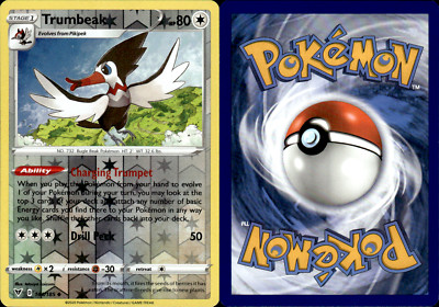 Pokemon -TCG- Reverse Holo Trumbeak 144/185 | eBay