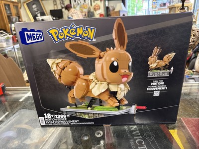 MEGA Pokemon Motion Eevee Mechanized Toy Building Set, 1366 box damaged | eBay