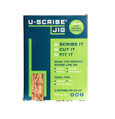 18Mm (11/16) Set of 3 Woodwork & Carpentry Jigs - Makes Scribing ...