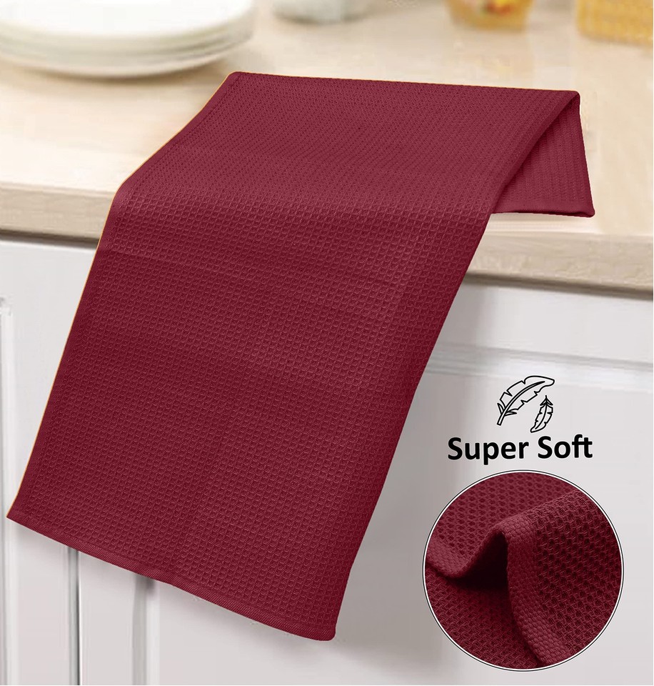 Kitchen &Tea-Bar Towels 15x29 100% Cotton Dishcloth Kitchen Towel set ...