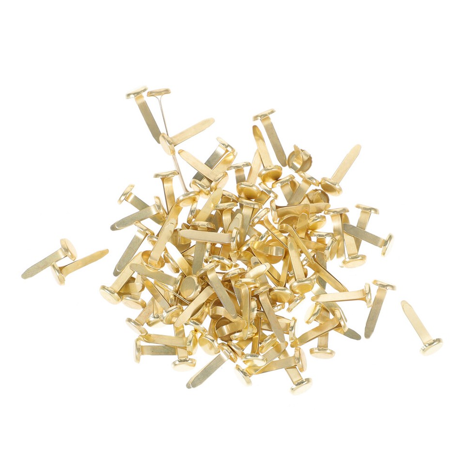 Mini Brads For Paper Crafts 100pcs Metals Brass Fasteners Paper ...