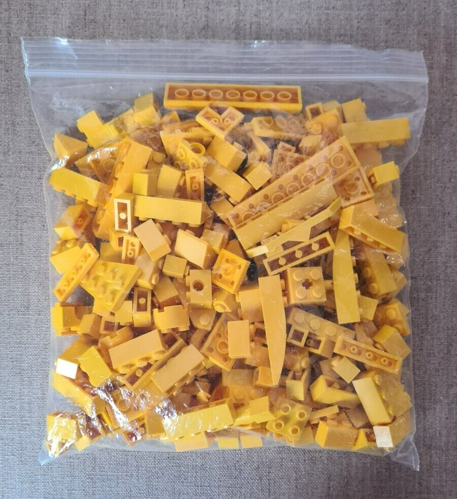 Genuine Lego - 250G Yellow Lego Bricks and Pieces - lego bundle/joblot ...