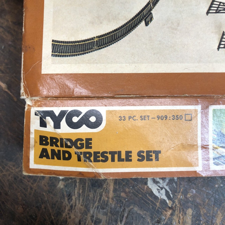 TYCO 33 Piece Bridge and Trestle Set #909 HO Scale 1:87 - Used ...