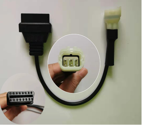 6 Pin to OBD2 Diagnostic Adapter Cable For KTM motorcycle Tune ECU ...