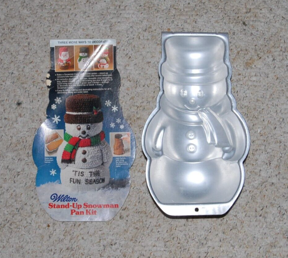 Vintage Wilton Snowman Cake Pan 1984 2105-1394 | eBay