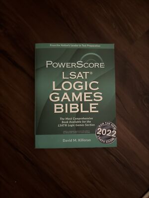 PowerScore LSAT Logic Games Bible 2022 | eBay