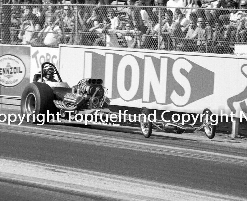 Gerry the hunter Glenn and Schultz Lion's Drag Strip 8x10 NHRA Top Fuel ...