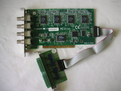 Conexant CCTV BNC Security Surveillance Card PCI-8604PW + GPIO | eBay