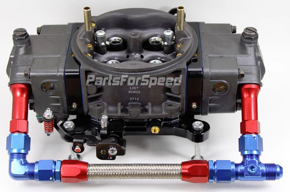 Braided Stainless Fuel Line -8 AN for Holley Ultra HP & Ultra XP Carbs ...