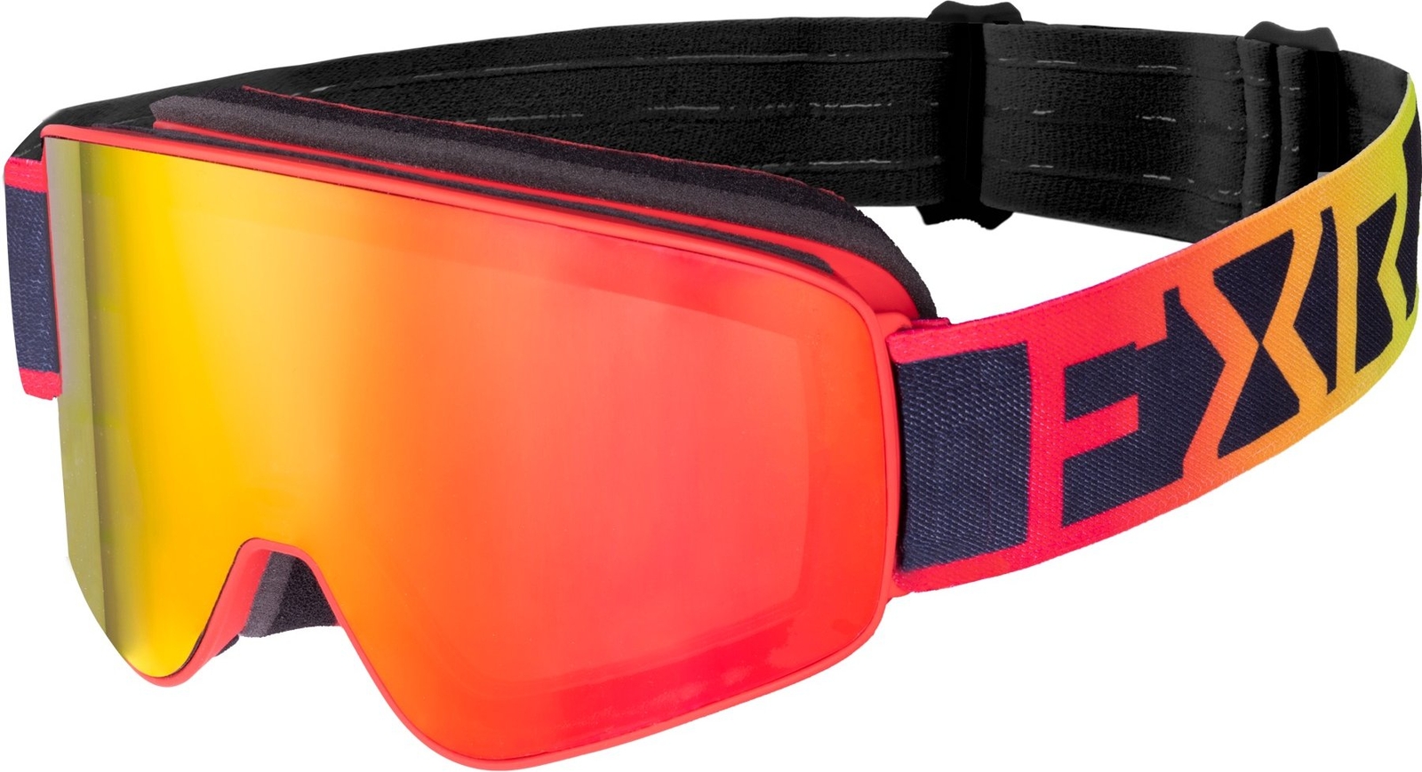 FXR Ignition Ridge Snow Goggles w/Orange Mirror Lens LG | eBay