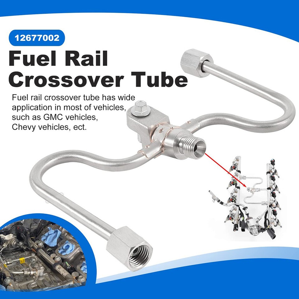 GM 12677002 Injector Fuel Rail Crossover Tube for 14-21 Chevrolet GMC ...