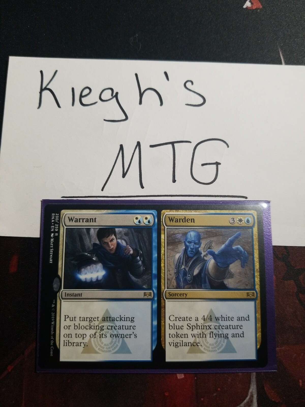 Mtg Warrant / Warden | eBay