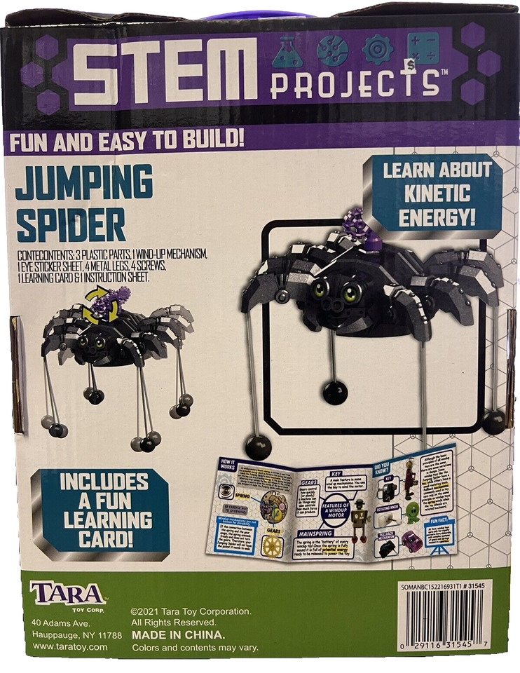 Jumping Spider STEM Projects TARA Toy Group # 31545 (1) | eBay