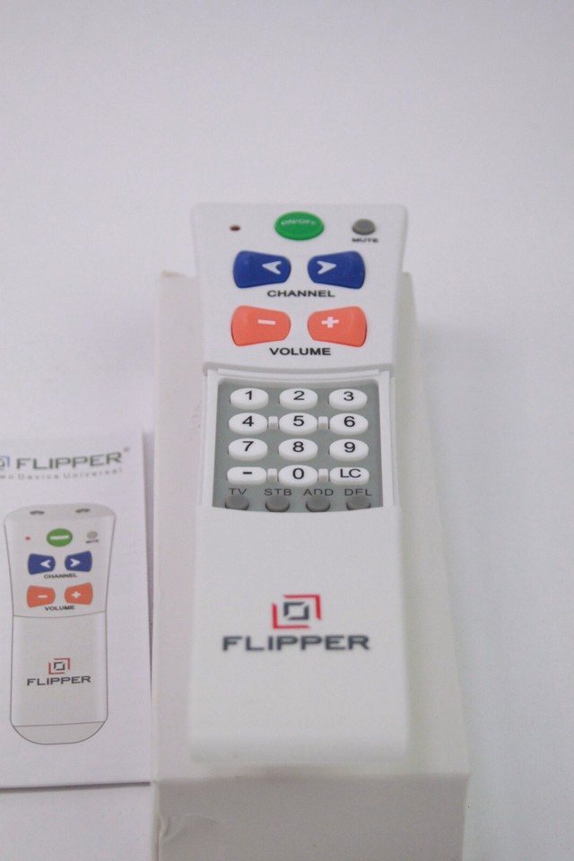 Flipper Big Button Universal TV Remote for Seniors, Dementia | eBay