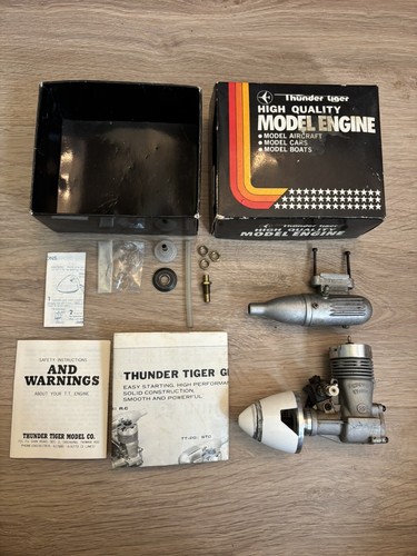 Thunder Tiger RC Engine 25 III RC, NIB With Muffler | eBay