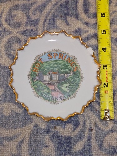 Vintage Hot Springs Arkansas Ceramic plate souvenir | eBay