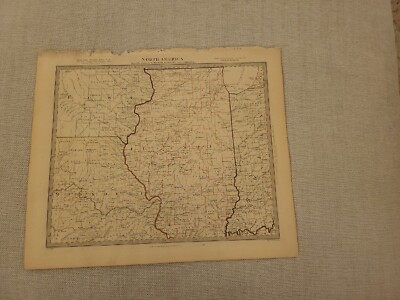 Reproductions - Illinois Atlas Old Map Poster Genealogy