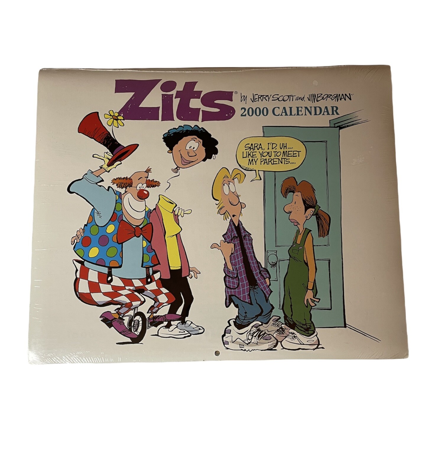 Vtg Zits Comic Strip Calendar 2000 New Sealed Jerry Scott Jim Borgman ...